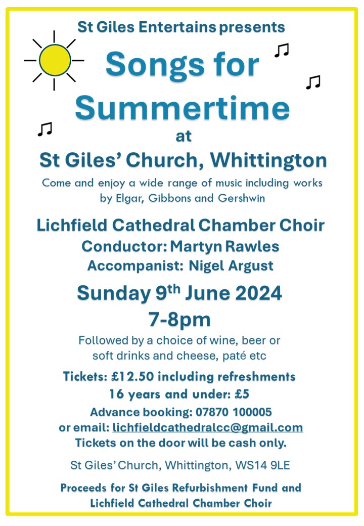 St.Giles’, St.Bartholomew’s & St.Mary’s | June 2024 Whittington 1